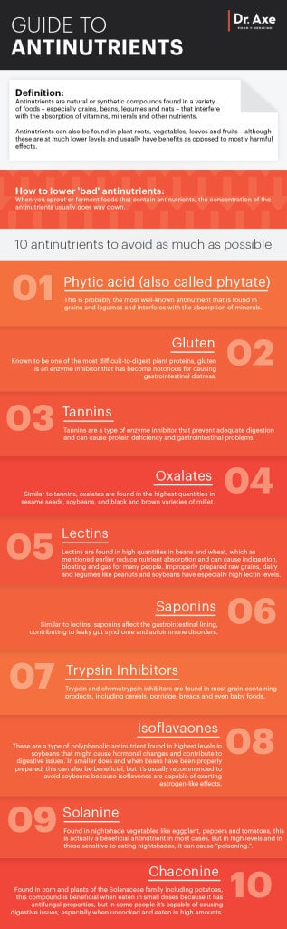 10 Antinutrients to Get Out of Your Diet Immediately - Dr. Axe