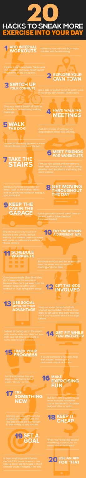 20 Exercise Hacks to Sneak More Fitness Into Your Day - Dr. Axe