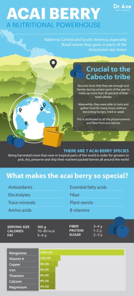 Acai Berry Benefits, Nutrition Facts and How to Use - Dr. Axe