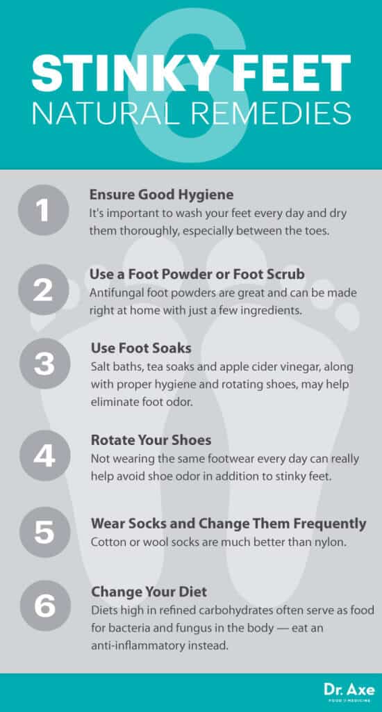 How to Get Rid of Stinky Feet? 6 Natural Ways - Dr. Axe