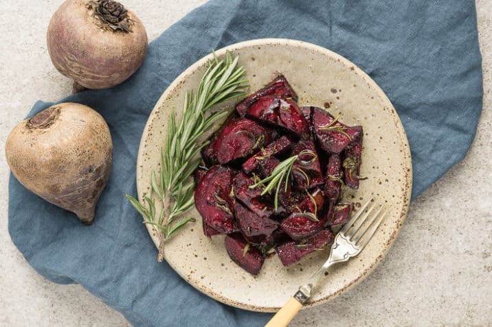 Roasted Beets Recipe with Balsamic Rosemary Glaze - Dr. Axe