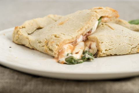 Tomato Basil Calzone Recipe (With Sweet Potato Dough!) - Dr. Axe