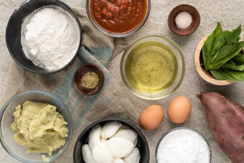 Tomato Basil Calzone Recipe (With Sweet Potato Dough!) - Dr. Axe