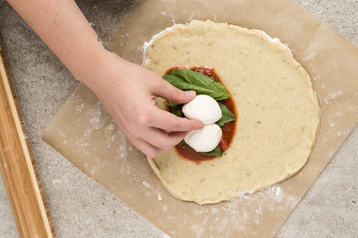 Tomato Basil Calzone Recipe (With Sweet Potato Dough!) - Dr. Axe