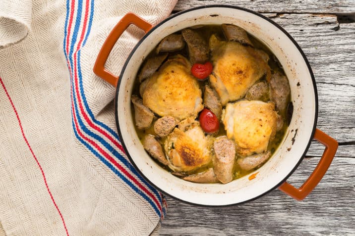 Chicken Scarpariello With Sausage and Peppers Recipe