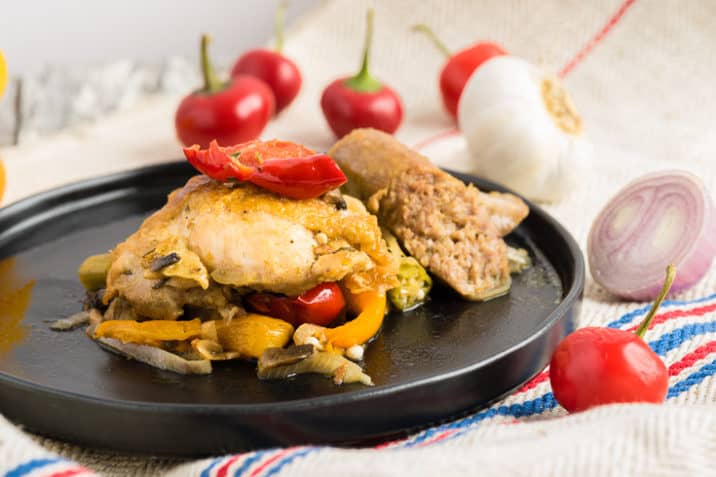 Chicken Scarpariello With Sausage and Peppers Recipe