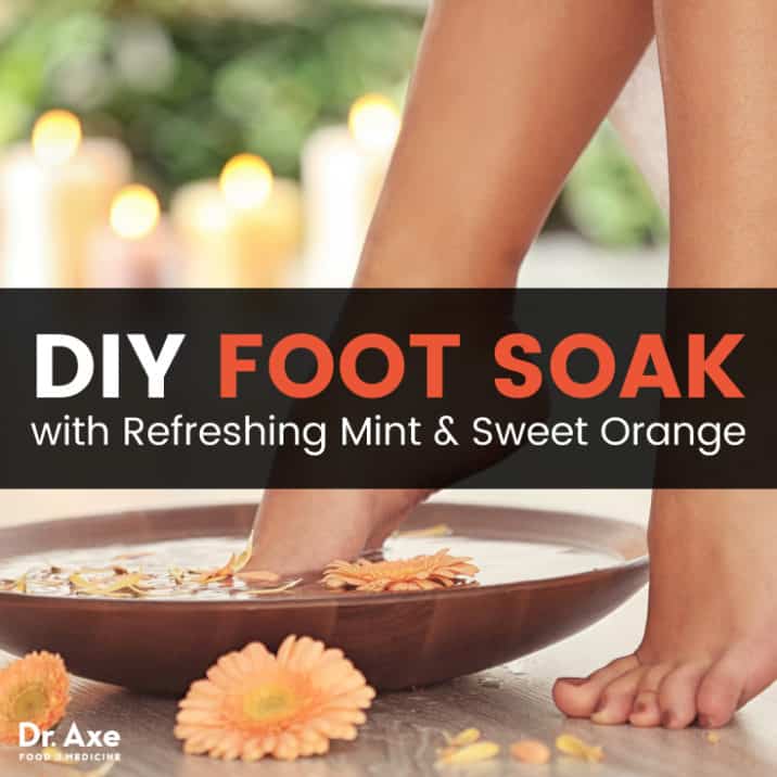 Refreshing Foot Soak with Mint and Sweet Orange