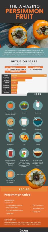 Persimmon Fruit Benefits, Uses, Nutrition, Recipes and More - Dr. Axe