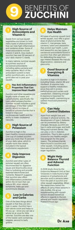 Zucchini Nutrition, Benefits, Recipes, Uses, Side Effects - Dr. Axe
