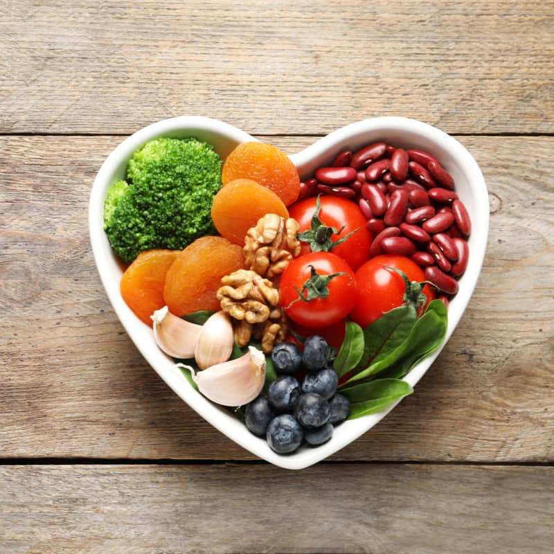 Heart Shaped Healthy Food