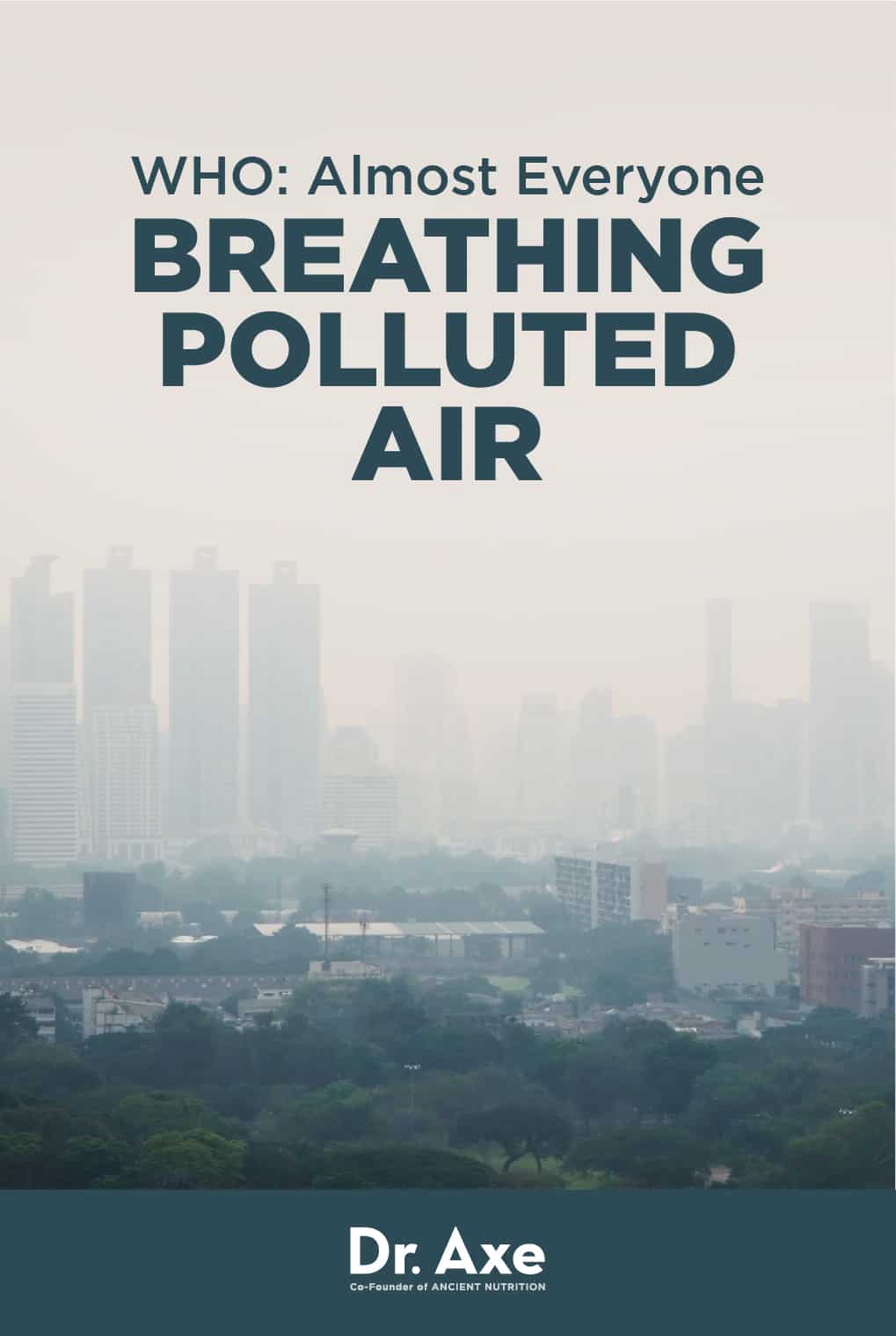 Study Shows Almost Everyone's Breathing Polluted Air - Dr. Axe