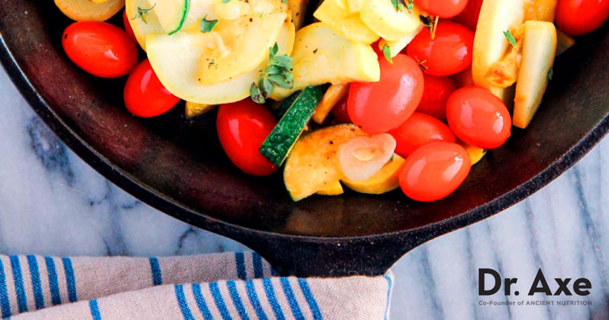 Summer Sautéed Veggies Recipe - Dr. Axe